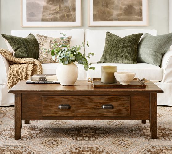 Amherst Rectangular Coffee Table | Pottery Barn