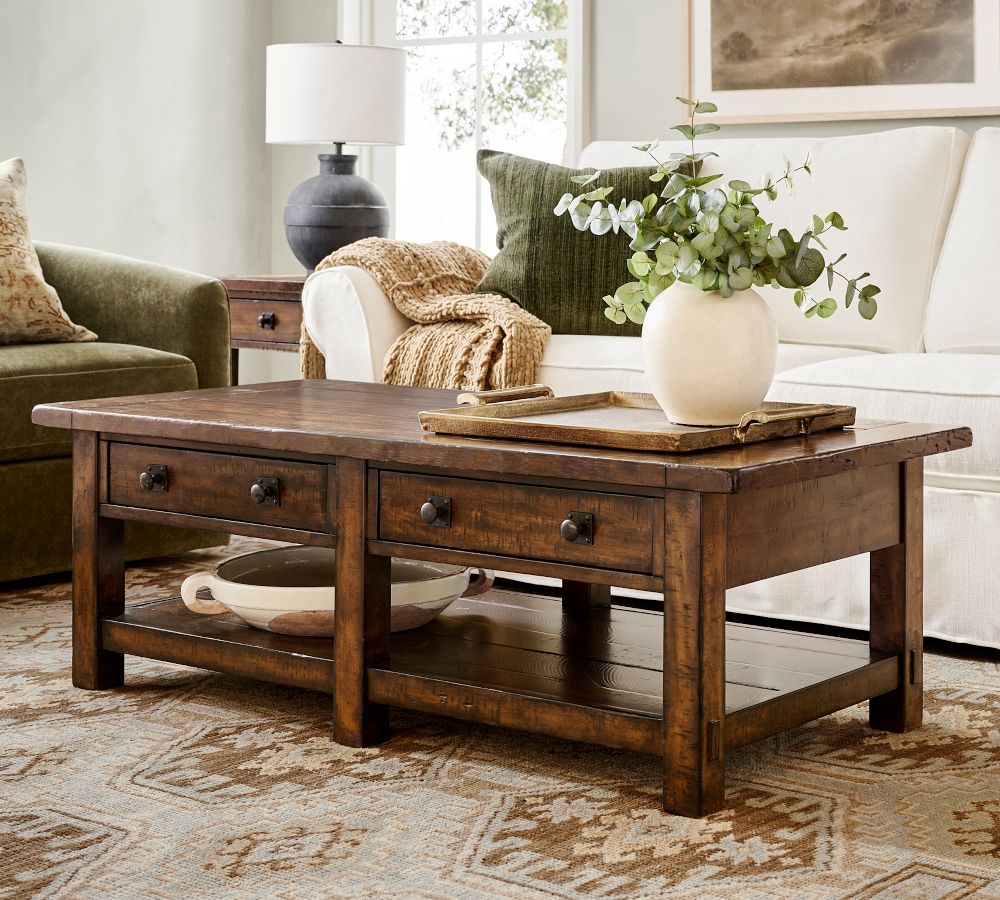 Benchwright Rectangular Coffee Table | Pottery Barn