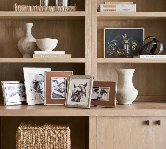 Leather Hammered Assorted Frames | Pottery Barn