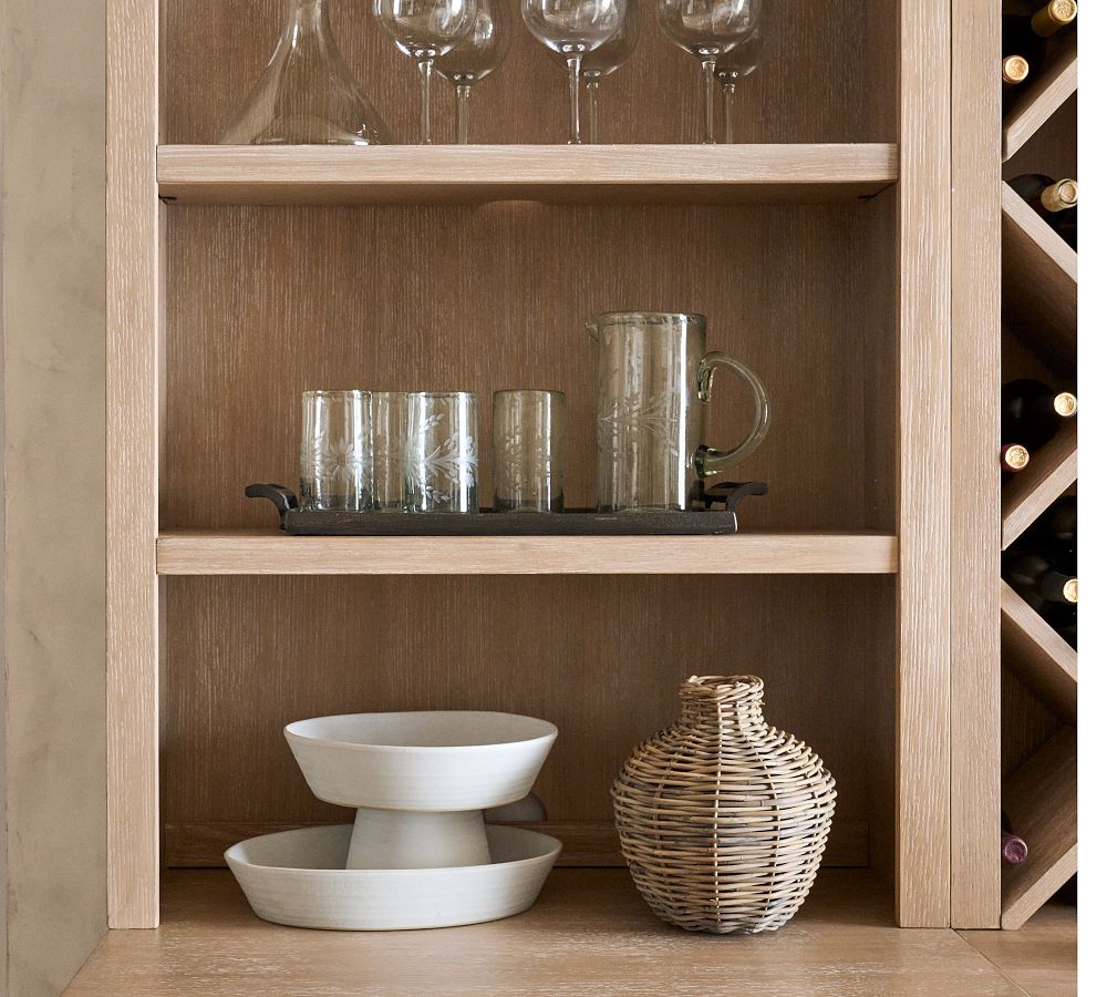 Modern Farmhouse 136" Grand Wine Storage | Pottery Barn