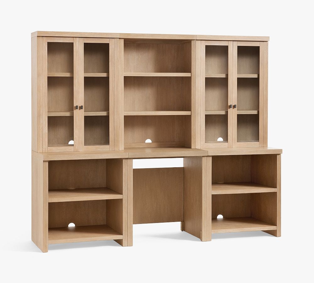 Modern Farmhouse 102" Hutch and Workstation | Pottery Barn