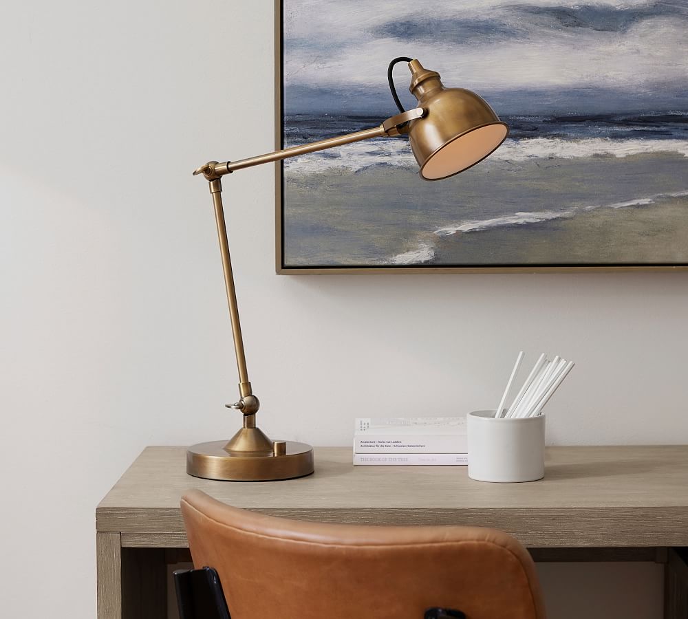 Kimble Metal USB Task Lamp | Pottery Barn