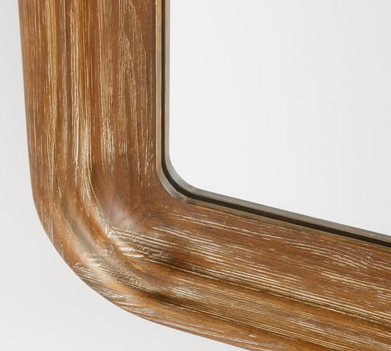 Malone Rectangular Wood Mirror | Pottery Barn