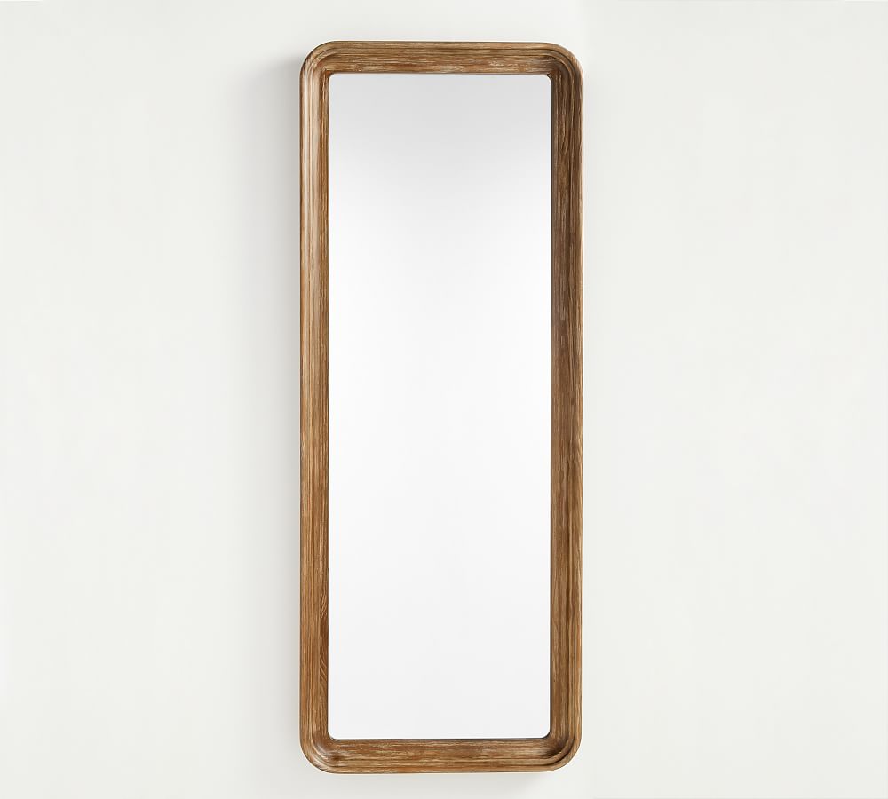 Malone Rectangular Wood Mirror | Pottery Barn