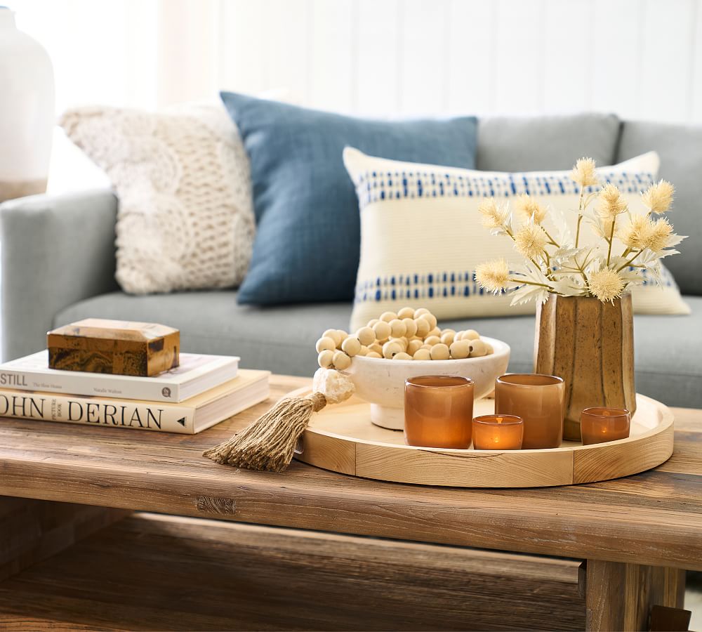Connor Ash Wood Tray | Pottery Barn