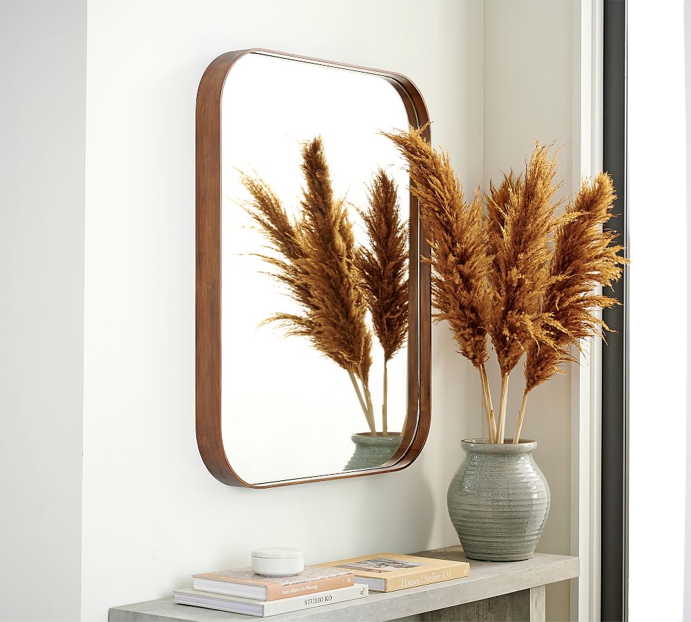 Bentley Rounded Rectangle Wall Mirror | Pottery Barn
