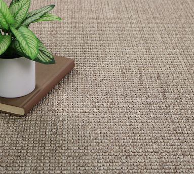 Custom Boucle Serged Sisal Rug | Pottery Barn