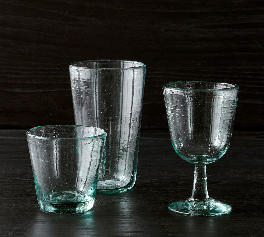 Jax Handcrafted Recycled Glassware Collection | Pottery Barn