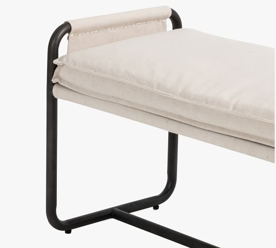 Cheswick Linen Bench | Pottery Barn