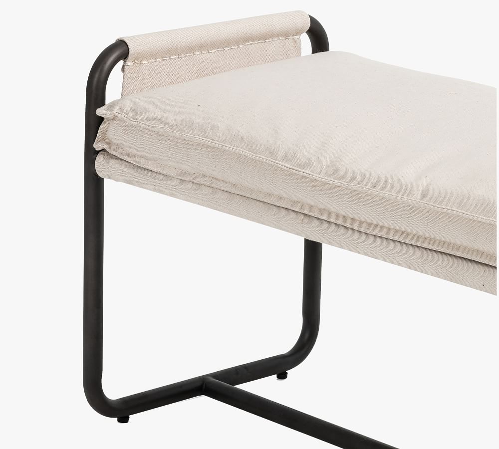 Cheswick Linen Bench | Pottery Barn