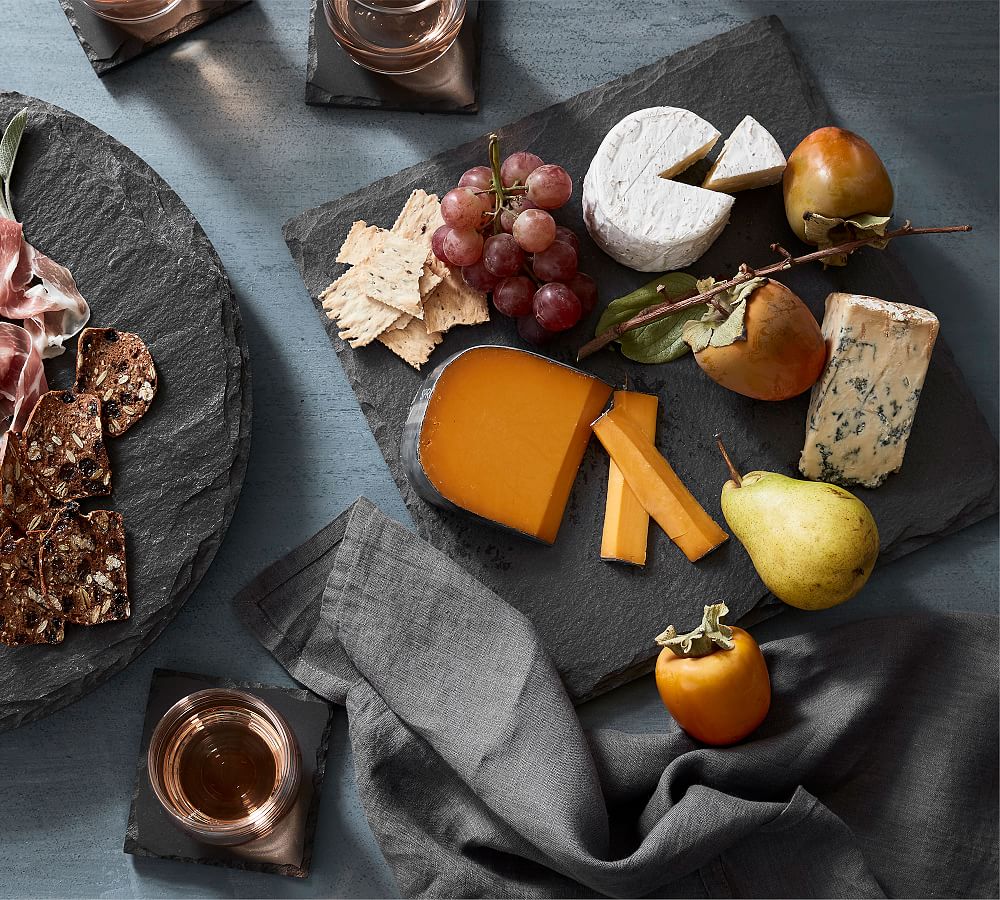 Slate Square Charger Plates | Pottery Barn