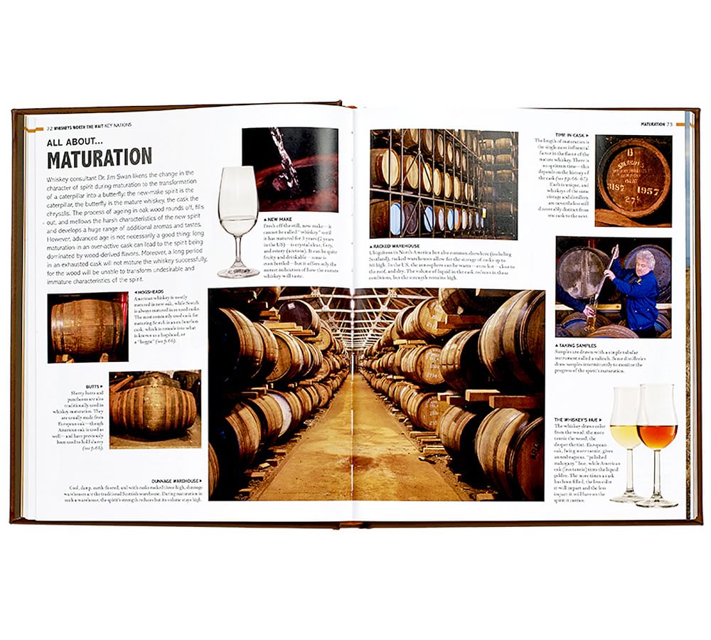 World Whiskey Leather-Bound Book | Pottery Barn