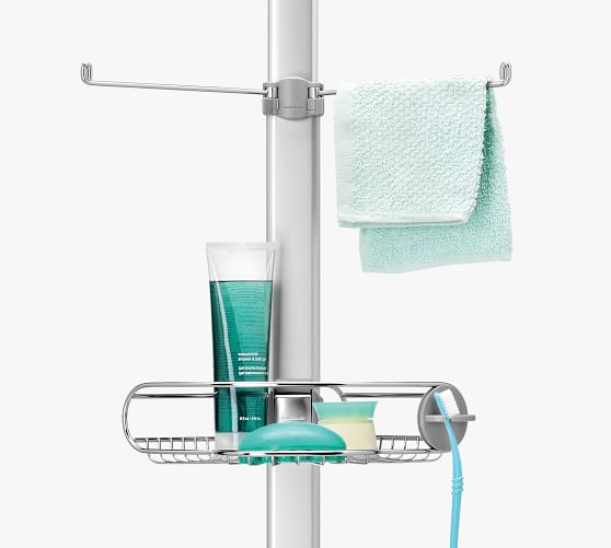 Simplehuman® Tension Shower Caddy | Pottery Barn