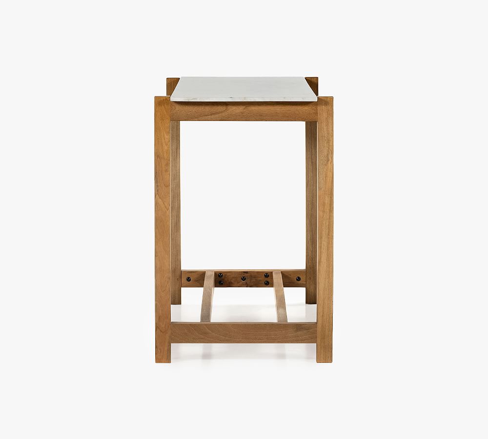 Andy Marble Bar Height Dining Table | Pottery Barn