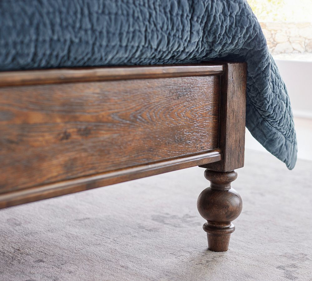 Augusta Cane Sleigh Bed | Pottery Barn