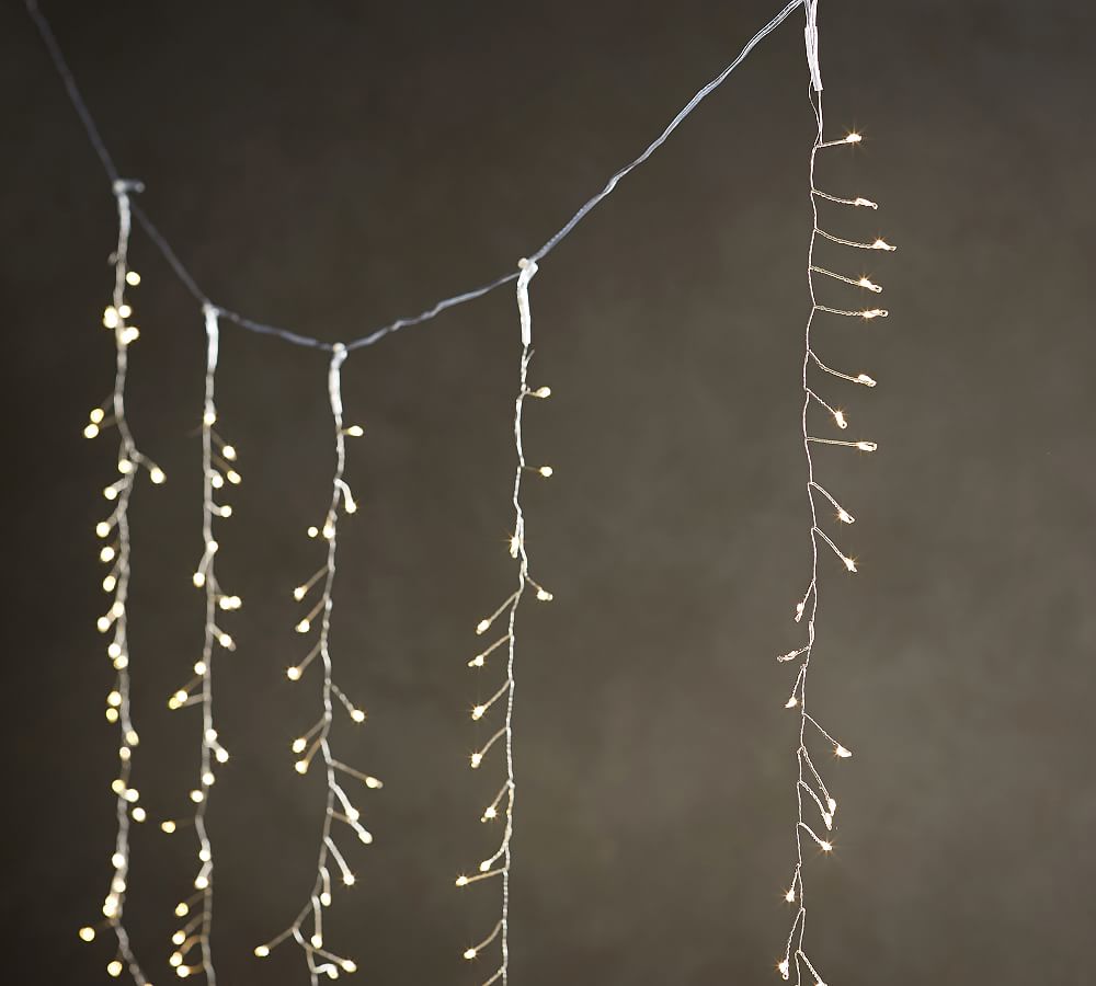 Curtain Rain String Lights | Pottery Barn