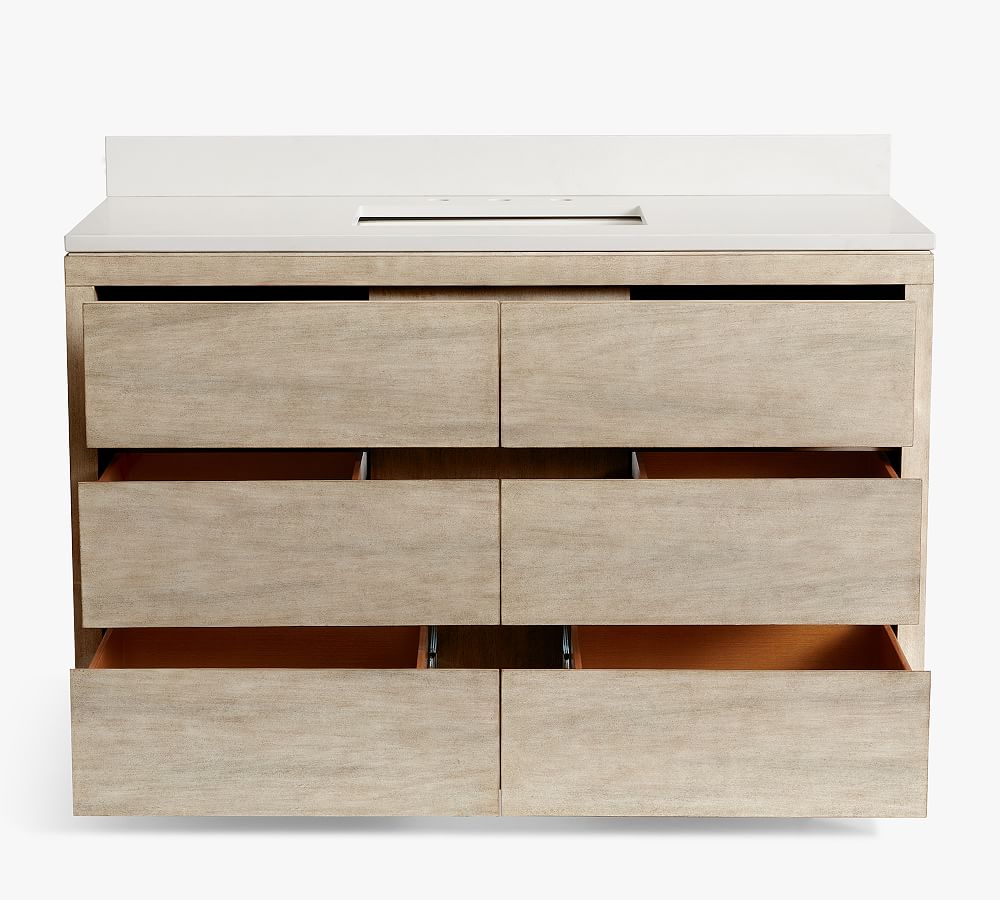 Cayman 52" Single Wide Sink Vanity | Pottery Barn