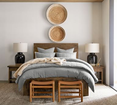 Miller Ceramic Table Lamp, Black | Pottery Barn