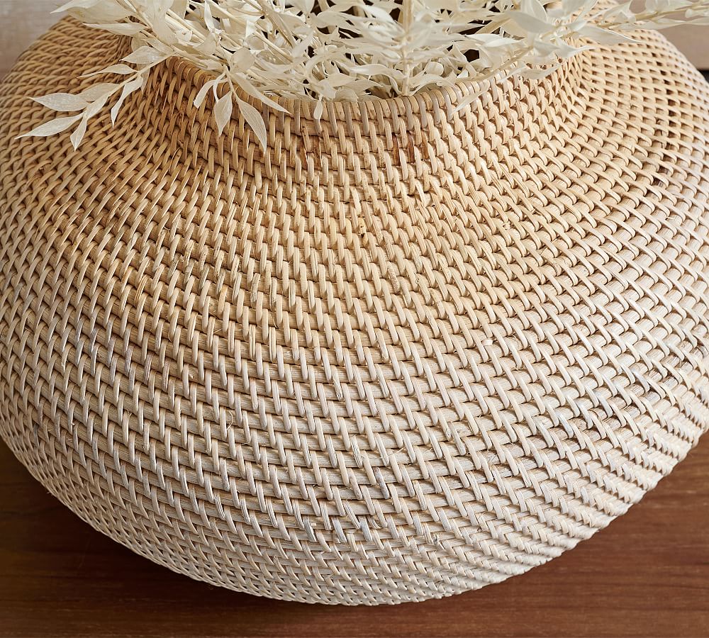 Woven Rattan Vases | Pottery Barn