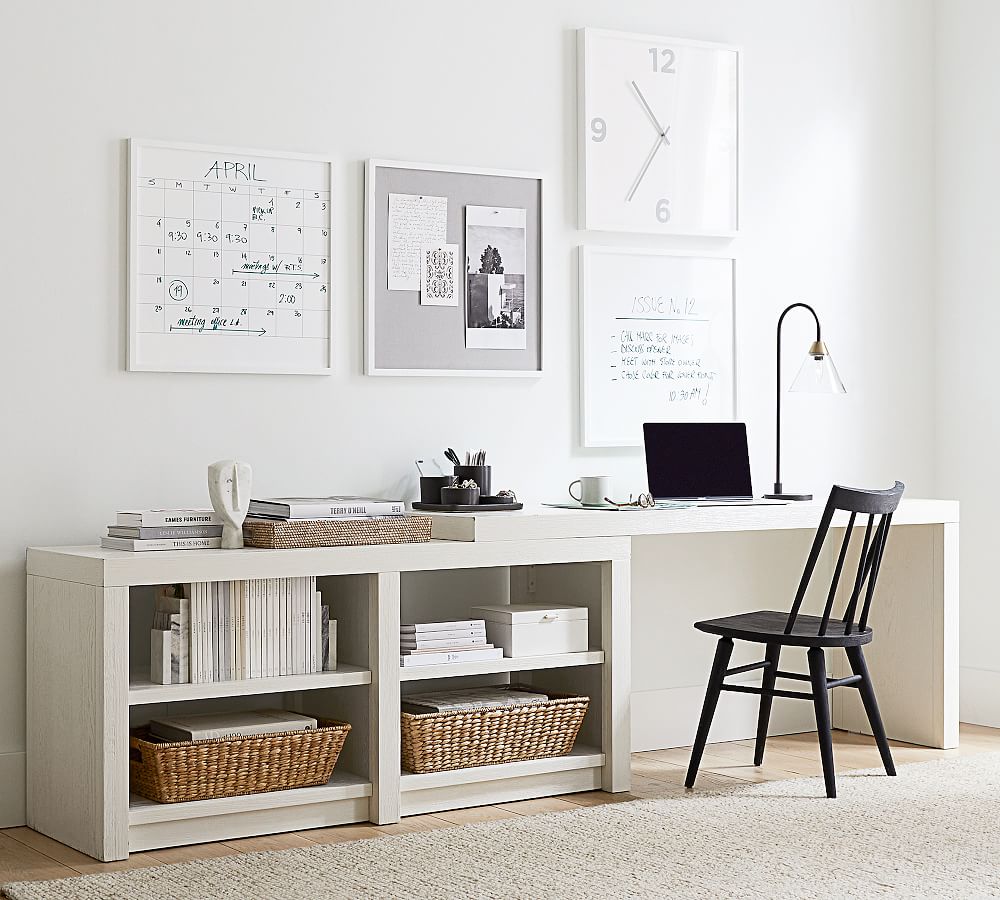 Dillon L-Shape Rotating Desk | Pottery Barn