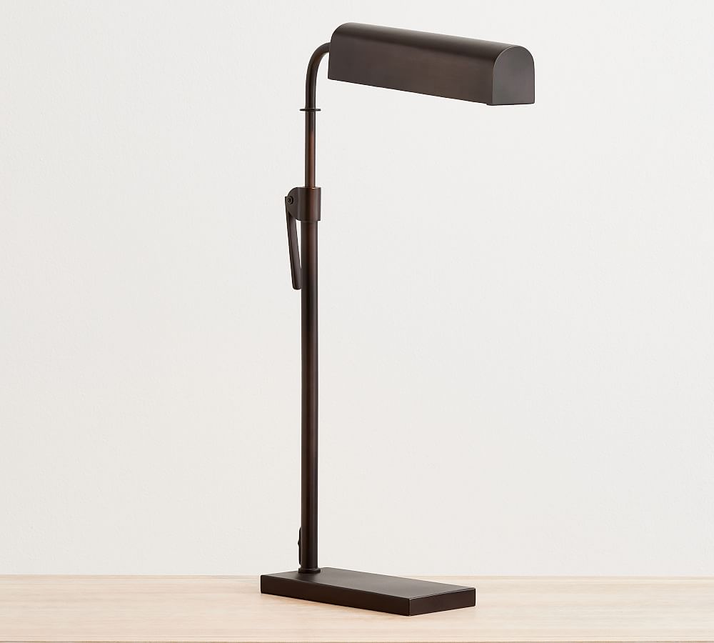 OPEN BOX: Sherman Metal Library Task Table Lamp | Pottery Barn