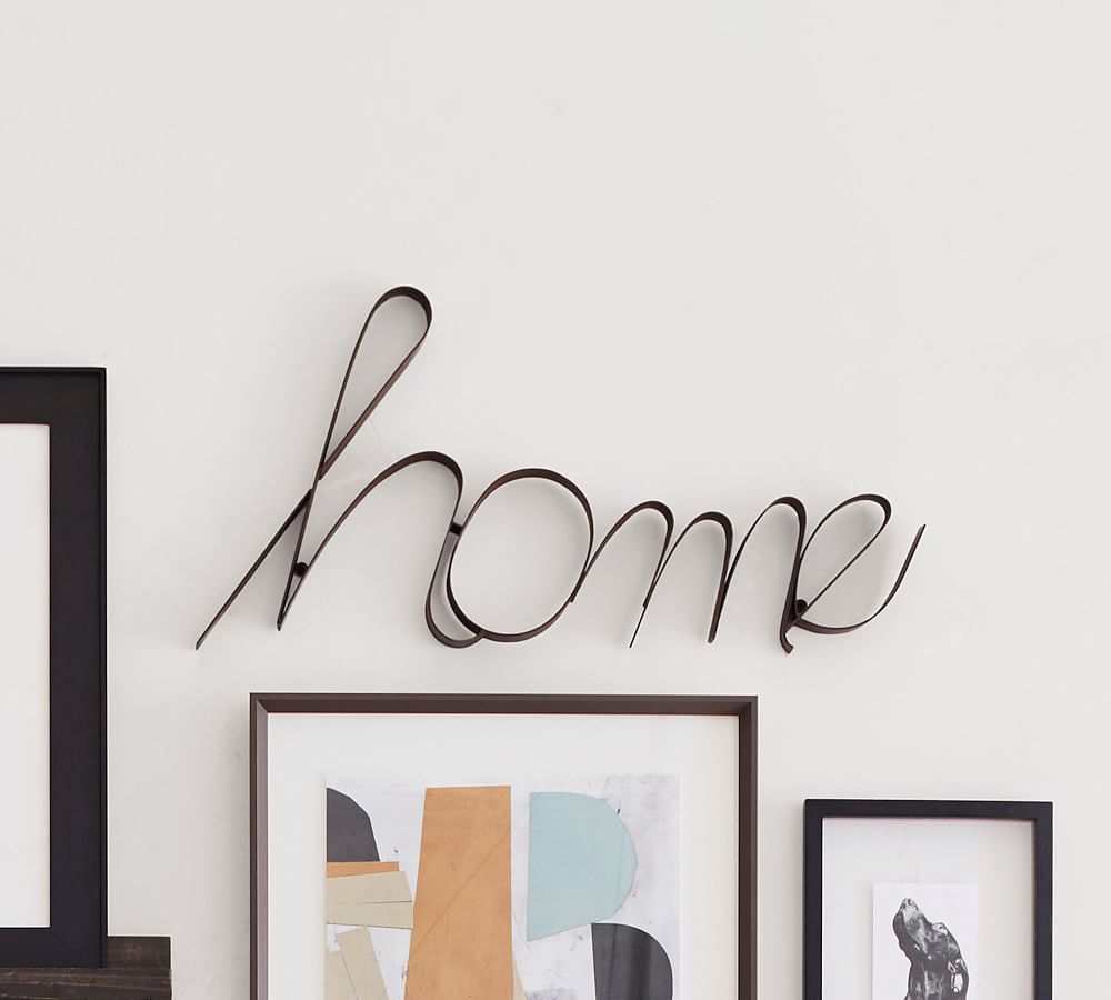 Iron Home Sign | Pottery Barn