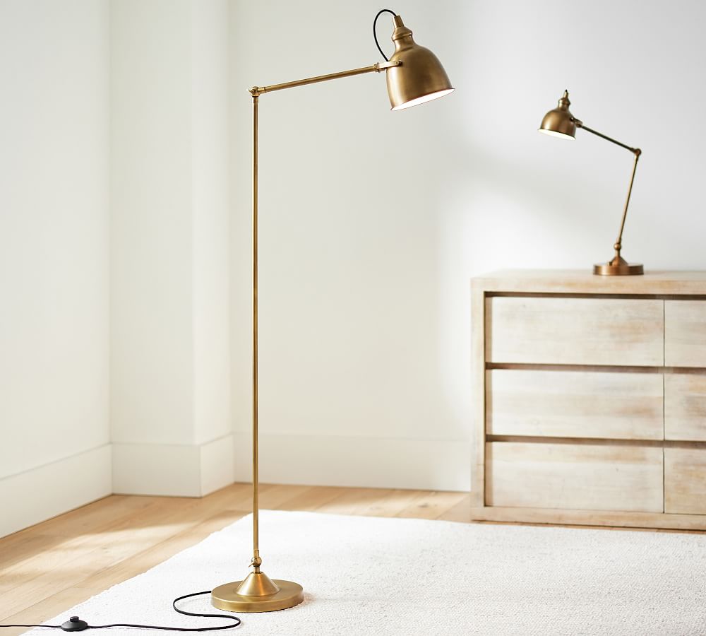 Kimble Metal Task Floor Lamp | Pottery Barn