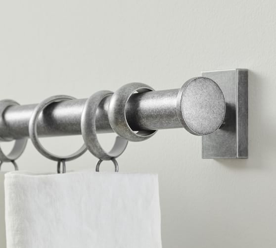 Quiet-Glide C-Loop Curtain Rings | Pottery Barn