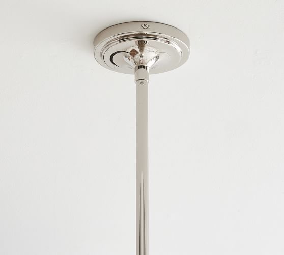 Curved Metal Bell Pole Pendant | Pottery Barn