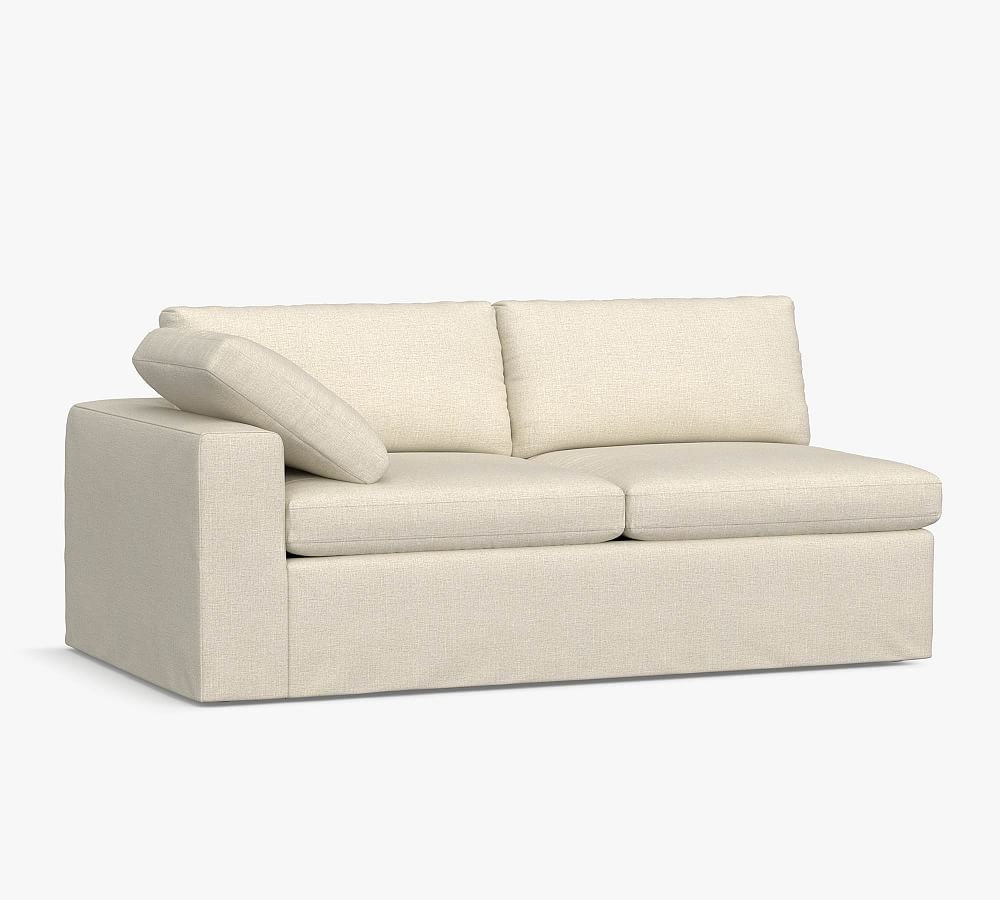 Build Your Own Dream Square Wide Arm Slipcovered Sectional | Pottery Barn