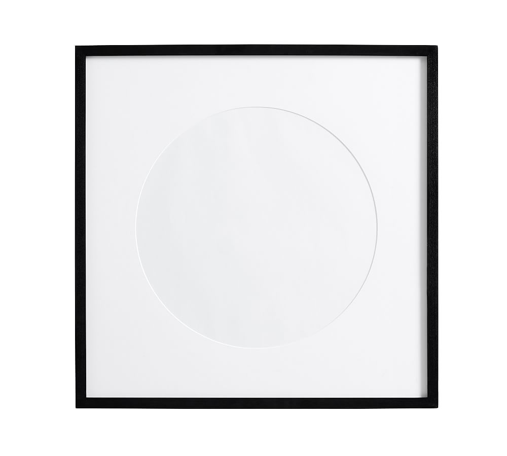Wood Gallery Frames With Custom Circular Mat | Pottery Barn