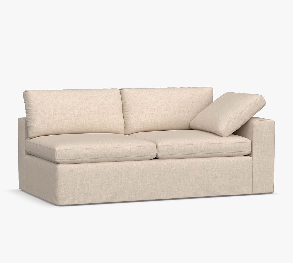 Build Your Own Dream Square Wide Arm Slipcovered Sectional | Pottery Barn