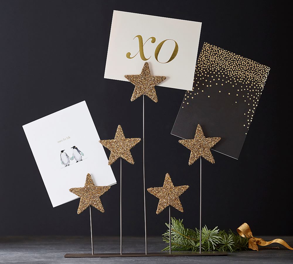 The Emily & Meritt Star Holiday Card Holder | Pottery Barn