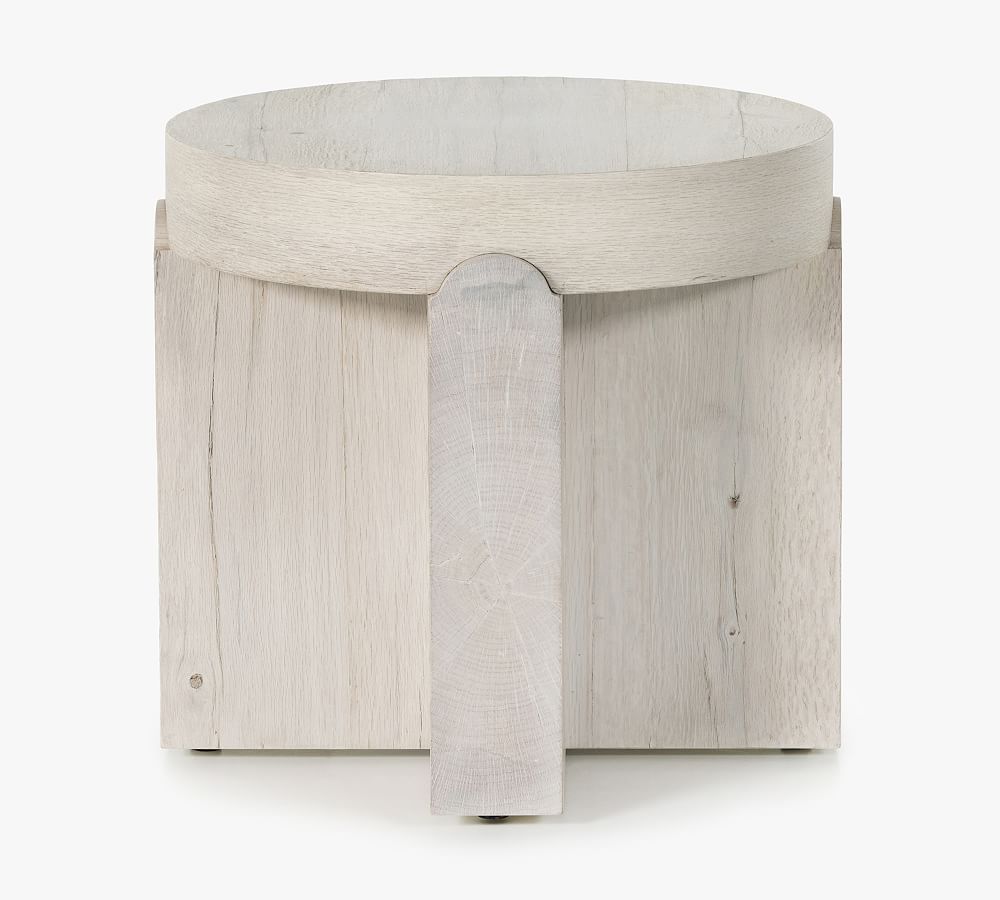 Rocky Round End Table | Pottery Barn