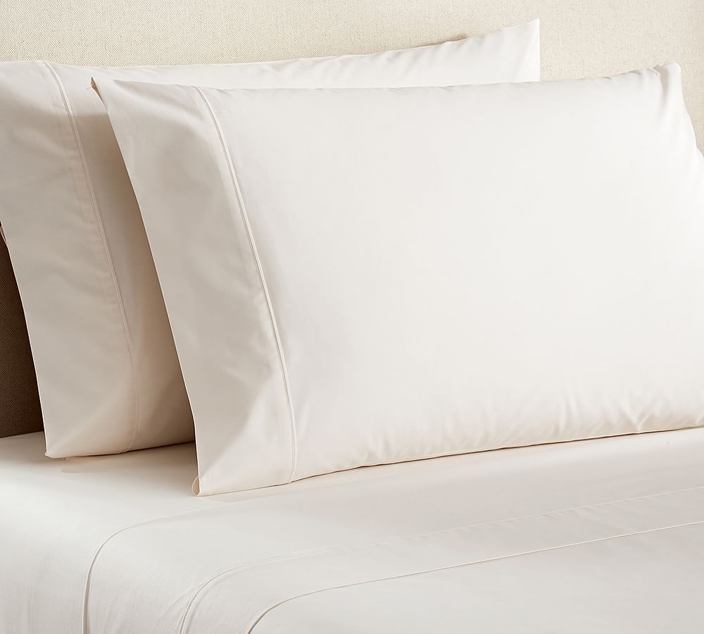 PB Classic 400-Thread Count Sheet Set – Ivory | Pottery Barn