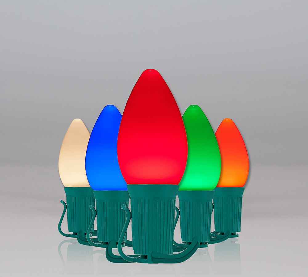 Opaque LED String Lights | Pottery Barn