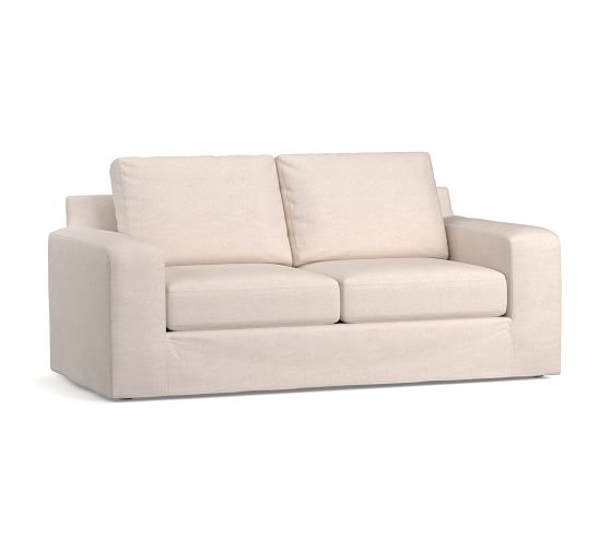 Big Sur Square Arm Furniture Slipcovers | Pottery Barn