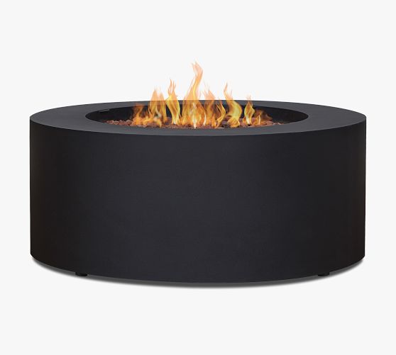 Burrows 36" Round Propane Fire Pit Table | Pottery Barn