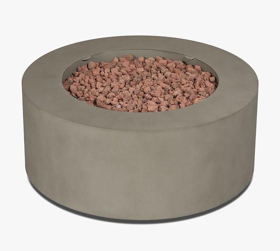Burrows 36" Round Propane Fire Pit Table | Pottery Barn