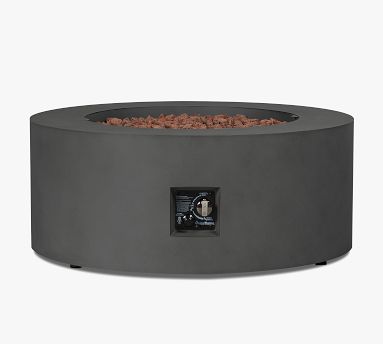 Burrows 36" Round Propane Fire Pit Table | Pottery Barn