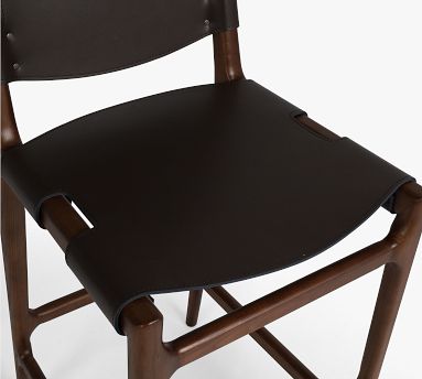 Izzy Leather Bar & Counter Stools | Pottery Barn