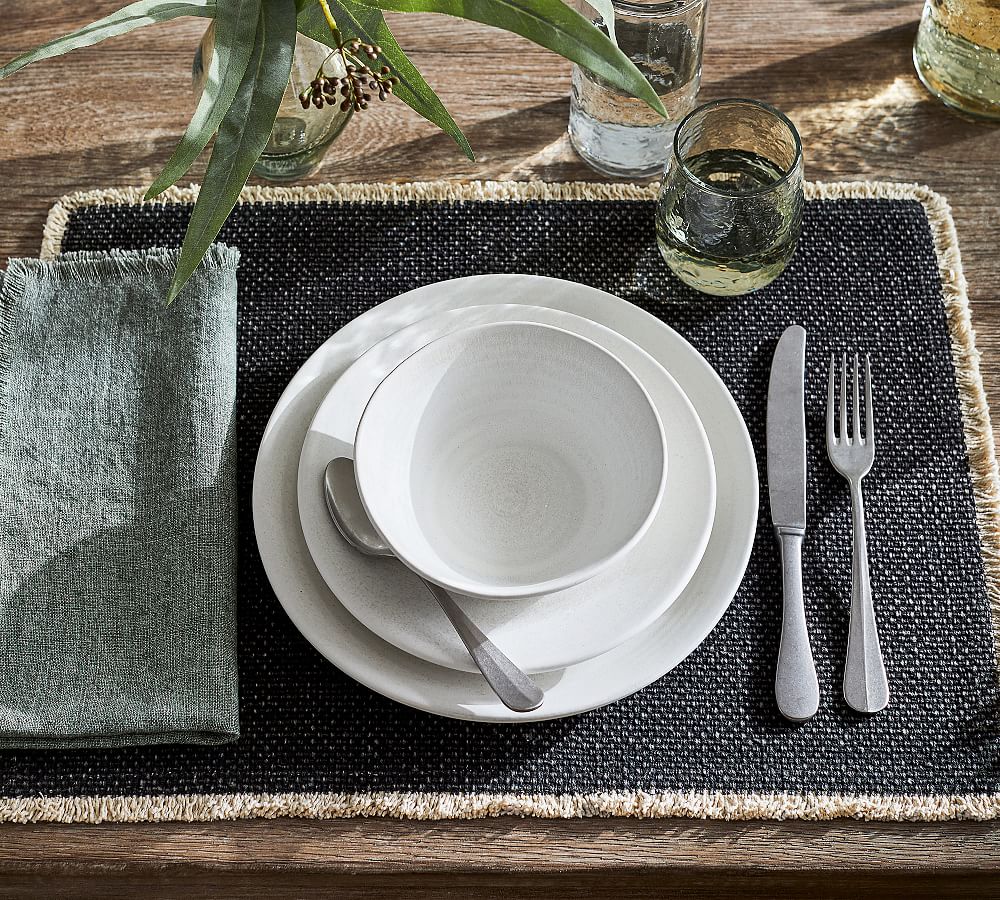 Mason Fringe Placemat | Pottery Barn