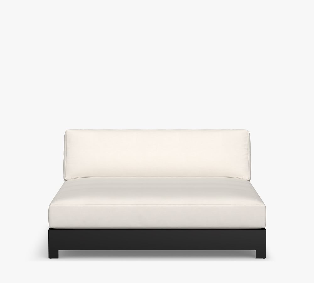 Malibu Metal Platform Outdoor Daybed | Pottery Barn