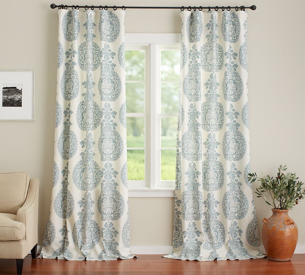 Lucianna Medallion Curtain | Pottery Barn