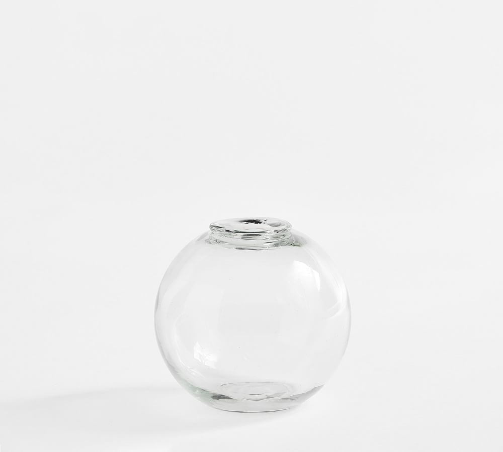 Round Recycled Glass Vases Pottery Barn
