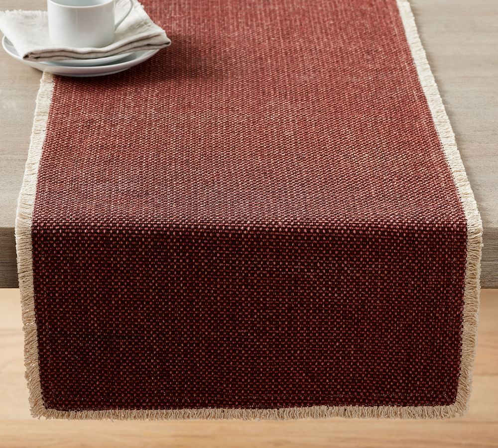 Mason Fringe Table Runner | Pottery Barn