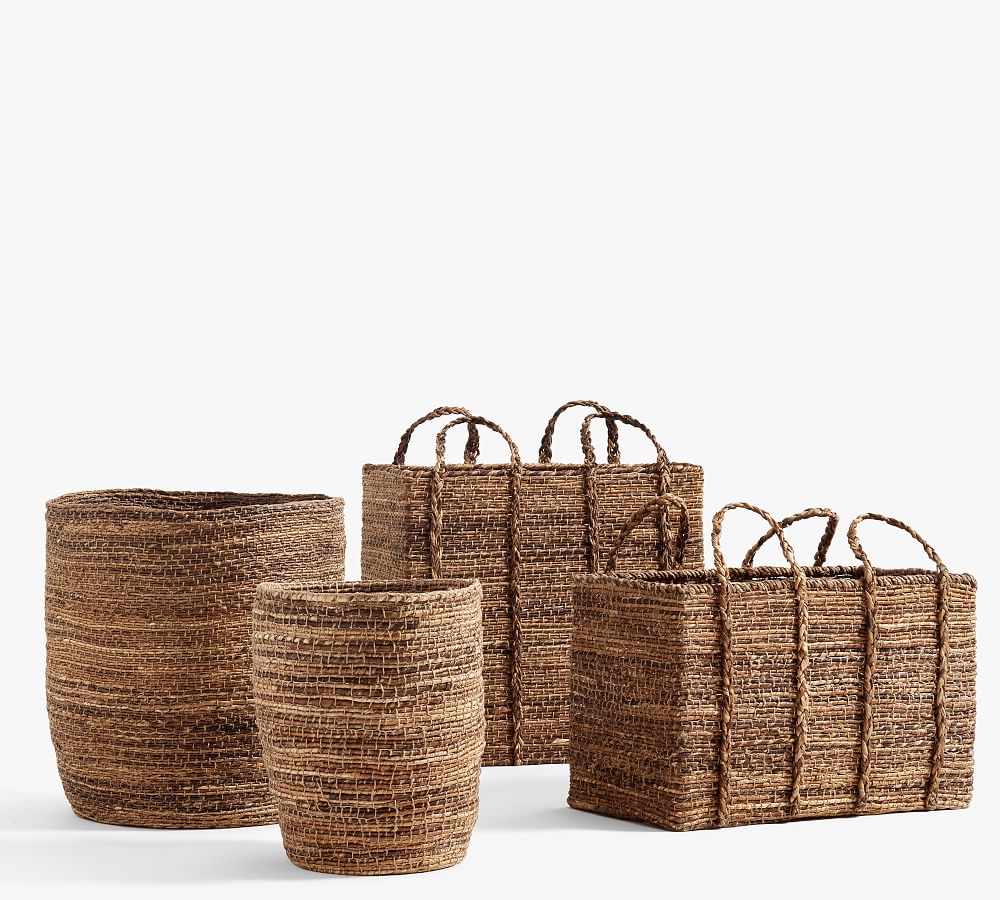 Wynne Handwoven Rectangular Baskets | Pottery Barn