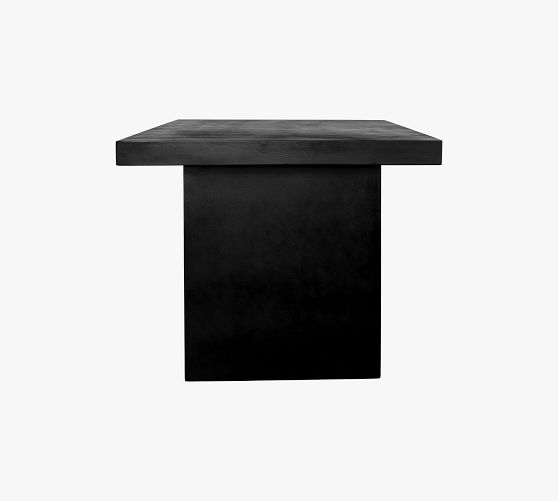 Adonis Rectangular Concrete Outdoor Dining Table | Pottery Barn