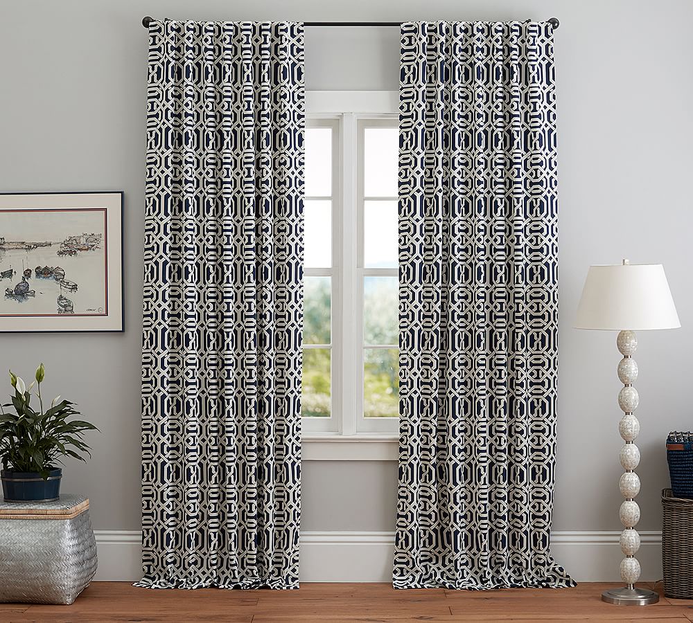 Terri Trellis Curtain | Pottery Barn
