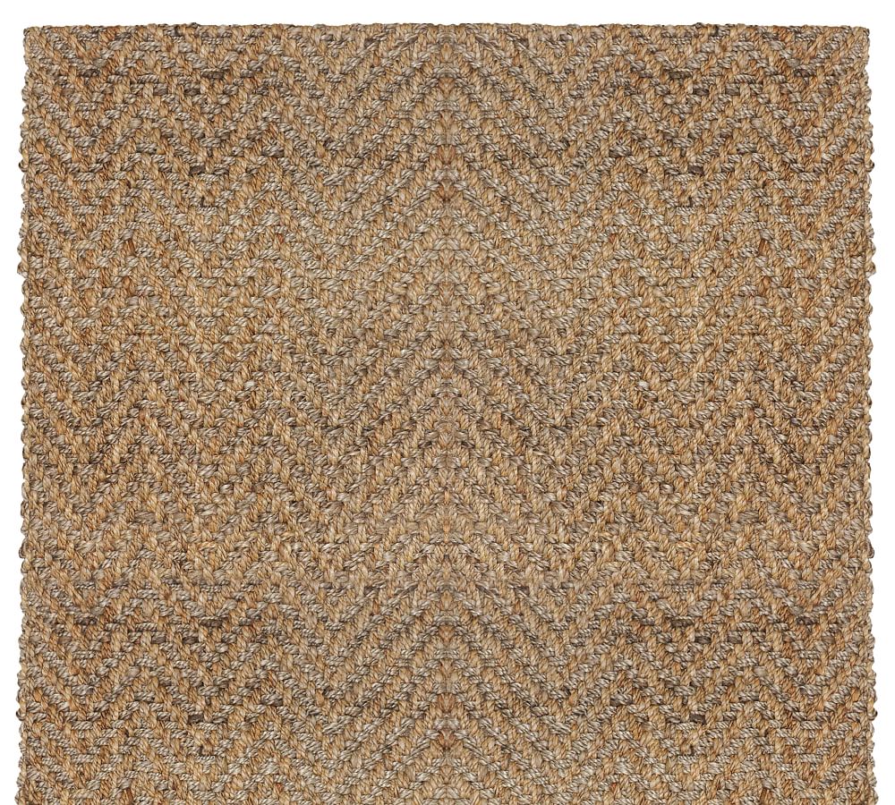 Benton Herringbone Jute Rug | Pottery Barn